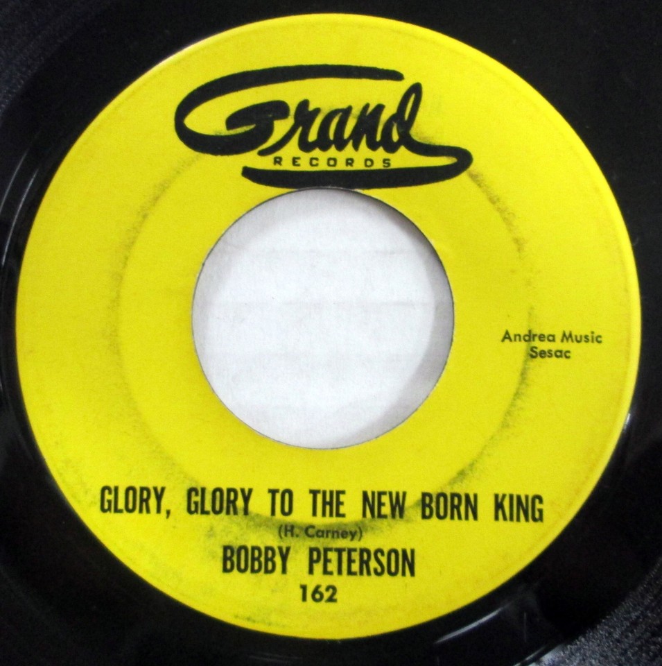 BOBBY PETERSON 45 Christmas Presents / Glory To The New Born King VG+ r ...