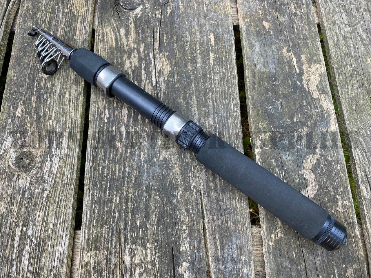 NGT NAMAZU Mini Lightweight Telescopic 5ft Travel Fishing Rod and Reel ...