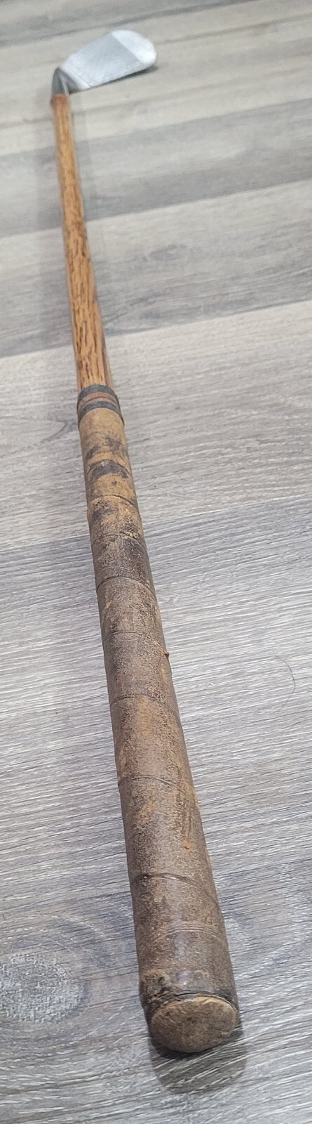 Antique Vintage Spalding Crescent London Hickory Wood Shaft Golf Club ...