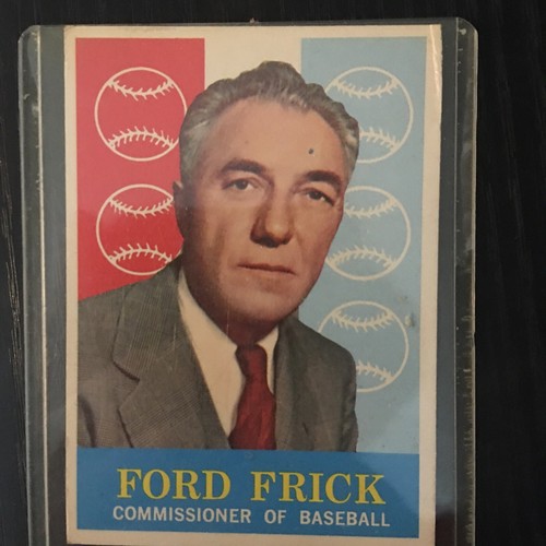 1959 Topps Ford Frick Commissioner #1 ex-mnt | eBay