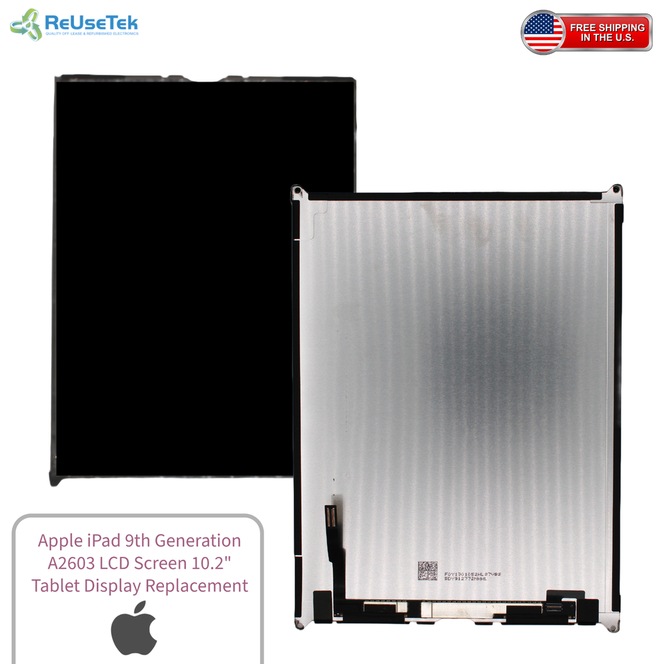 Apple iPad 9th Gen A2603 A2604 A2270 LCD Screen 10.2" Tablet Display ...