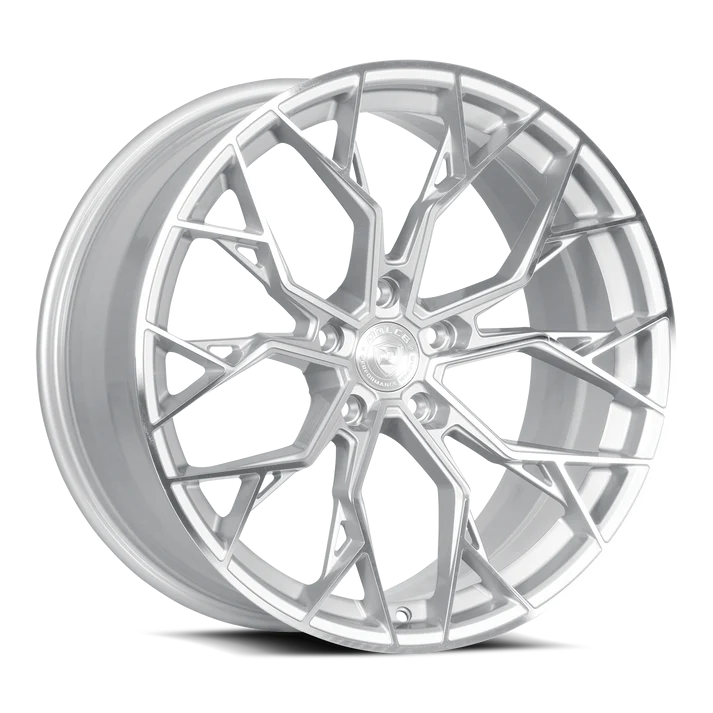 DOLCE Performance Aria 18X8.5 5X114.3 ET35 Gloss Silver Machined Face ...