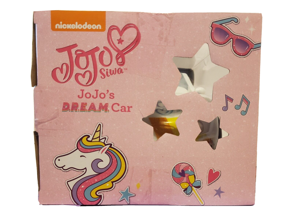 JoJo Siwa JoJo's D.R.E.A.M. Car Rainbows & Unicorns Toy Car Nickelodeon ...