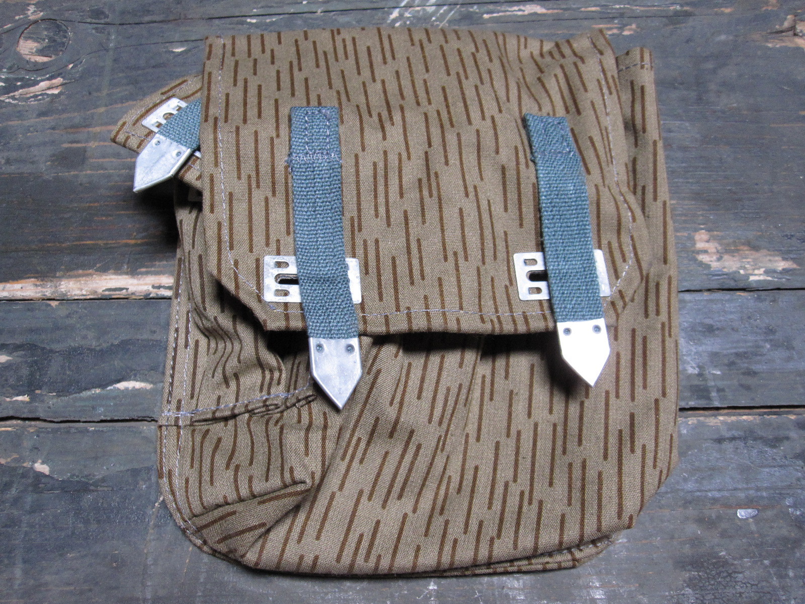 Lot of 3 East German 4 Cell 7.62X39 Magazine Pouches w/ Side Pouch ...