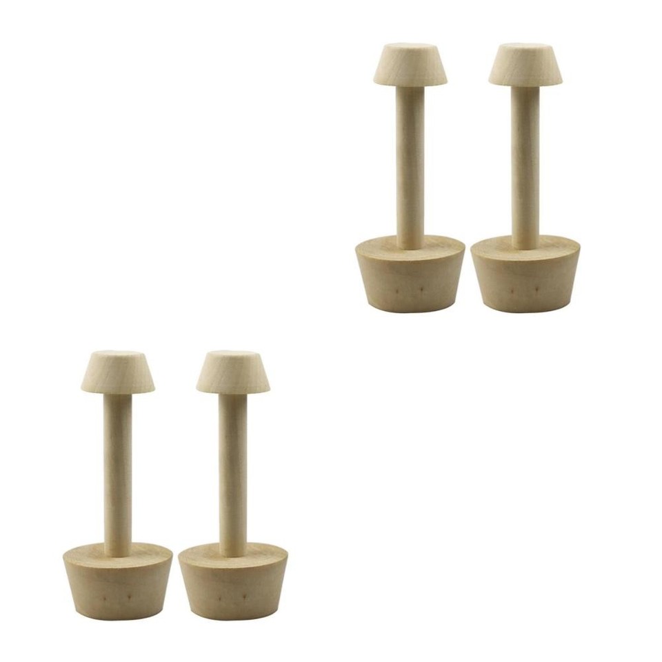 2pcs Pastry Tamper Tool - Double-Sided Wooden Tart Tamper for Egg Tarts ...