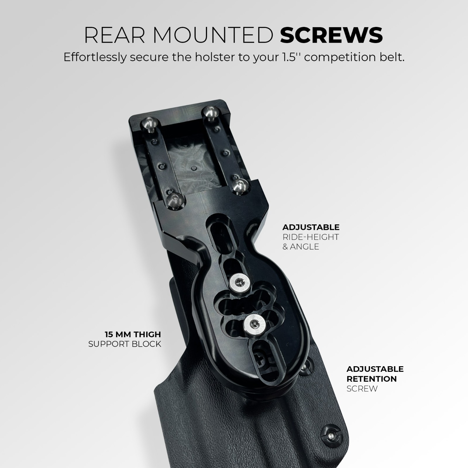 Pro Heavy Duty Competition Holster fits Glock 17,19,22,31,44,45 w/ TLR7 ...