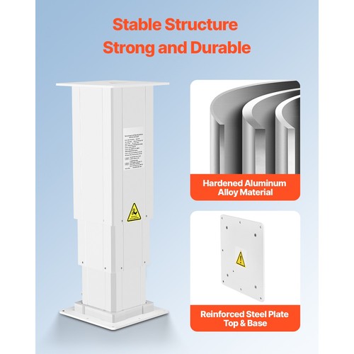 Uimoso 176 lbs Adjustable Electric Table Lifting Column System 14.2-31. ...