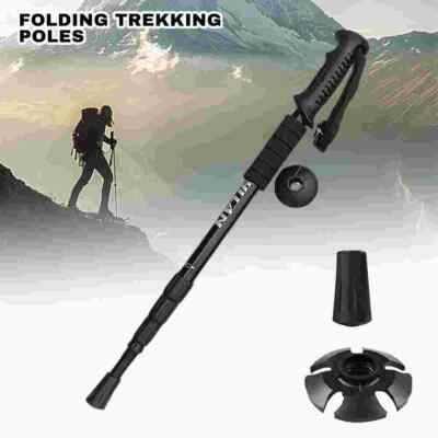 Tactical Trekking Poles Walking Cane Hiking Stick Security for Camping ...