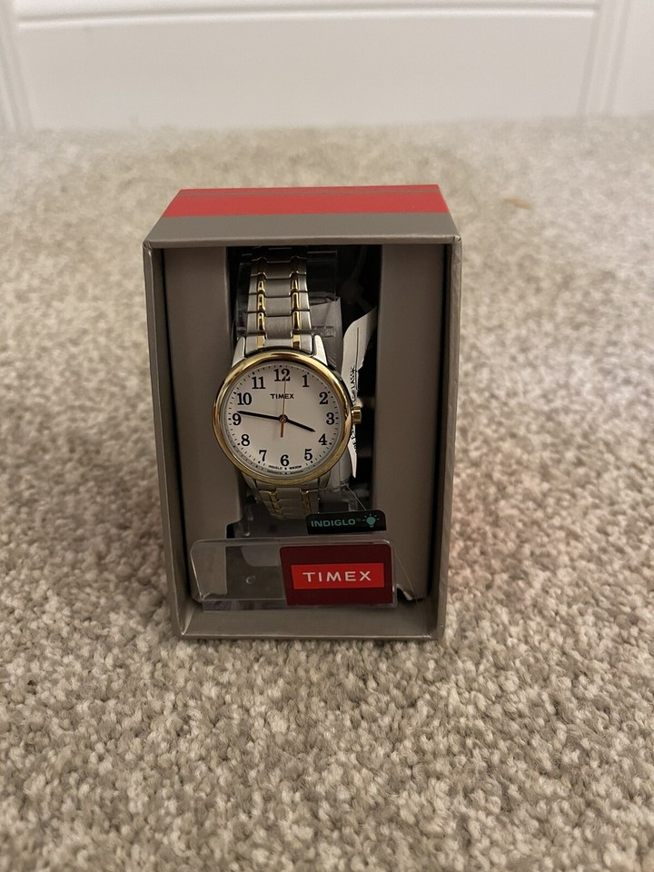 Timex Women's TW2P78700 Easy Reader Two-Tone Stainless Steel Watch | eBay
