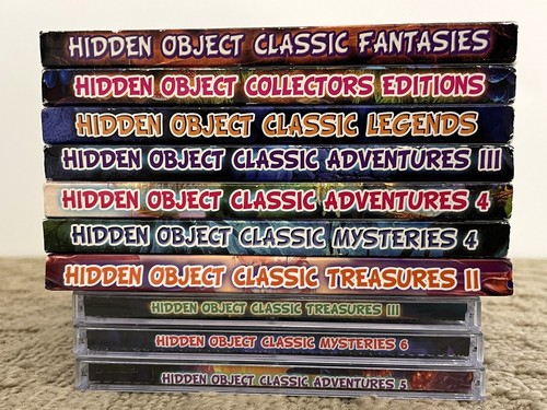 Lot of 10 Tri Synergy PC CD-Rom Classic/Collector Hidden Object Games ...
