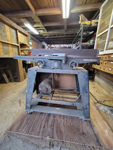 Rockwell Delta 37-220 6" Wood Working Jointer/Planer 3/4HP 208-230/460V ...