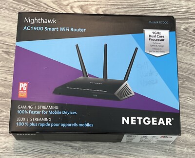 NETGEAR R7000-100PAS 1300 Mbps 4-Port Gigabit Wireless Router (R7000 ...