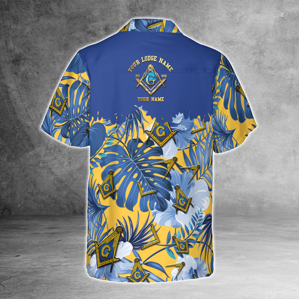 Custom Freemason 3D All Over Print Hawaiian Shirt Size S-5XL | eBay