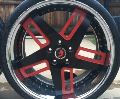 Forgiato Veccio 22 Rims 22x10 5x130 Fits Porsche Panamera , Porsche ...