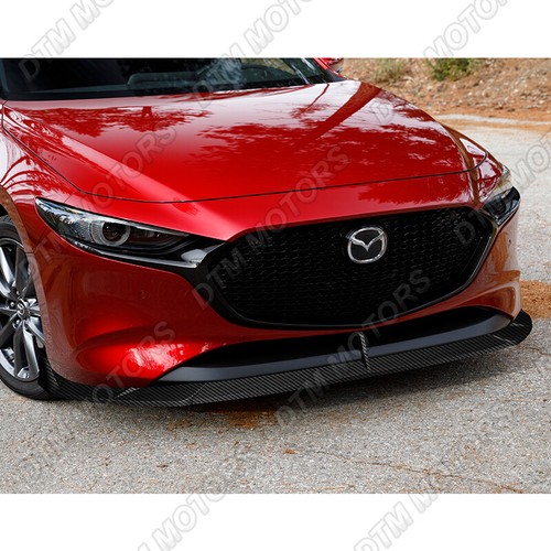 For 19-24 Mazda 3 Hatchback 5DR MS-Style Carbon Painted Front Bumper ...