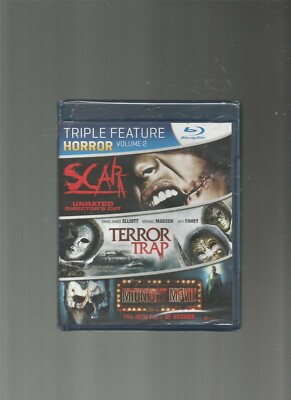 Triple Feature Horror: Scar/ Terror Trap/ Midnight Movie (Blu-ray) [NEW ...