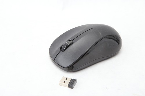Staples Wireless Optical Mouse PC Mac USB receiver 2.4 GHz Vertical ...