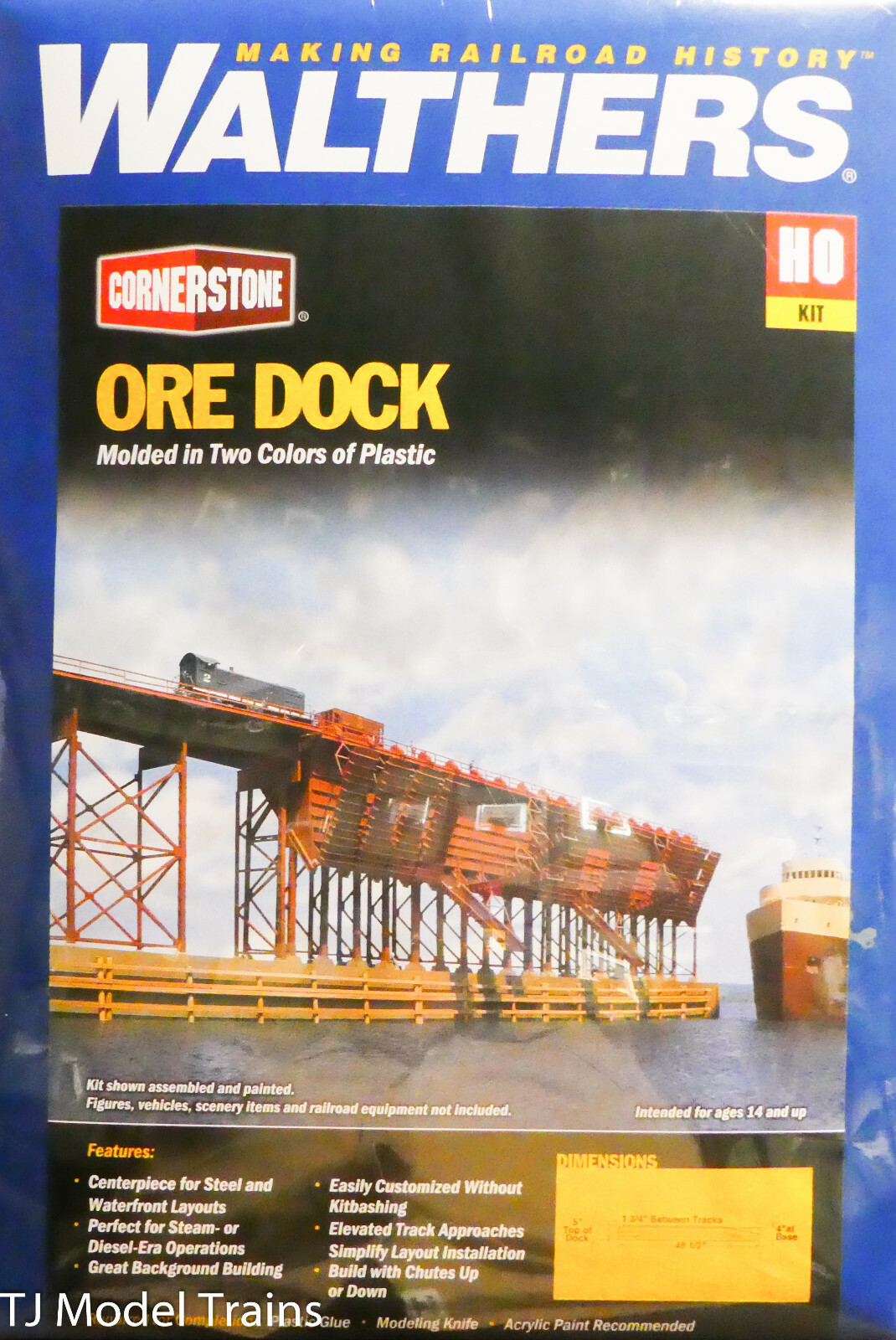 Walthers HO #933-3065 Ore Dock (Building Kit Large) Plastic (1:87th ...