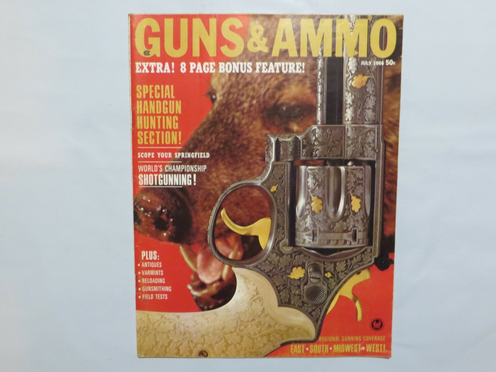 Guns & Ammo Magazine July 1966 Special Handgun Hunting Section Scope GU ...