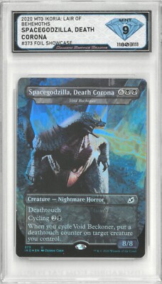 MTG 2020 Magic Ikoria SPACEGODZILLA, DEATH CORONA #373 Foil 💎 DSG 9 ...