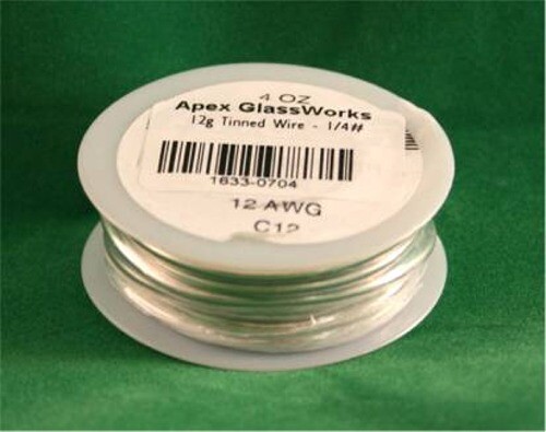 1/4 lb. 12g Gauge Tinned Copper Wire for Stained Glass Projects | eBay