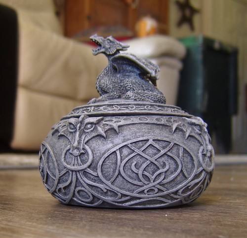 Summit Collection 2003 Round DRAGON TRINKET BOX with Lid | eBay