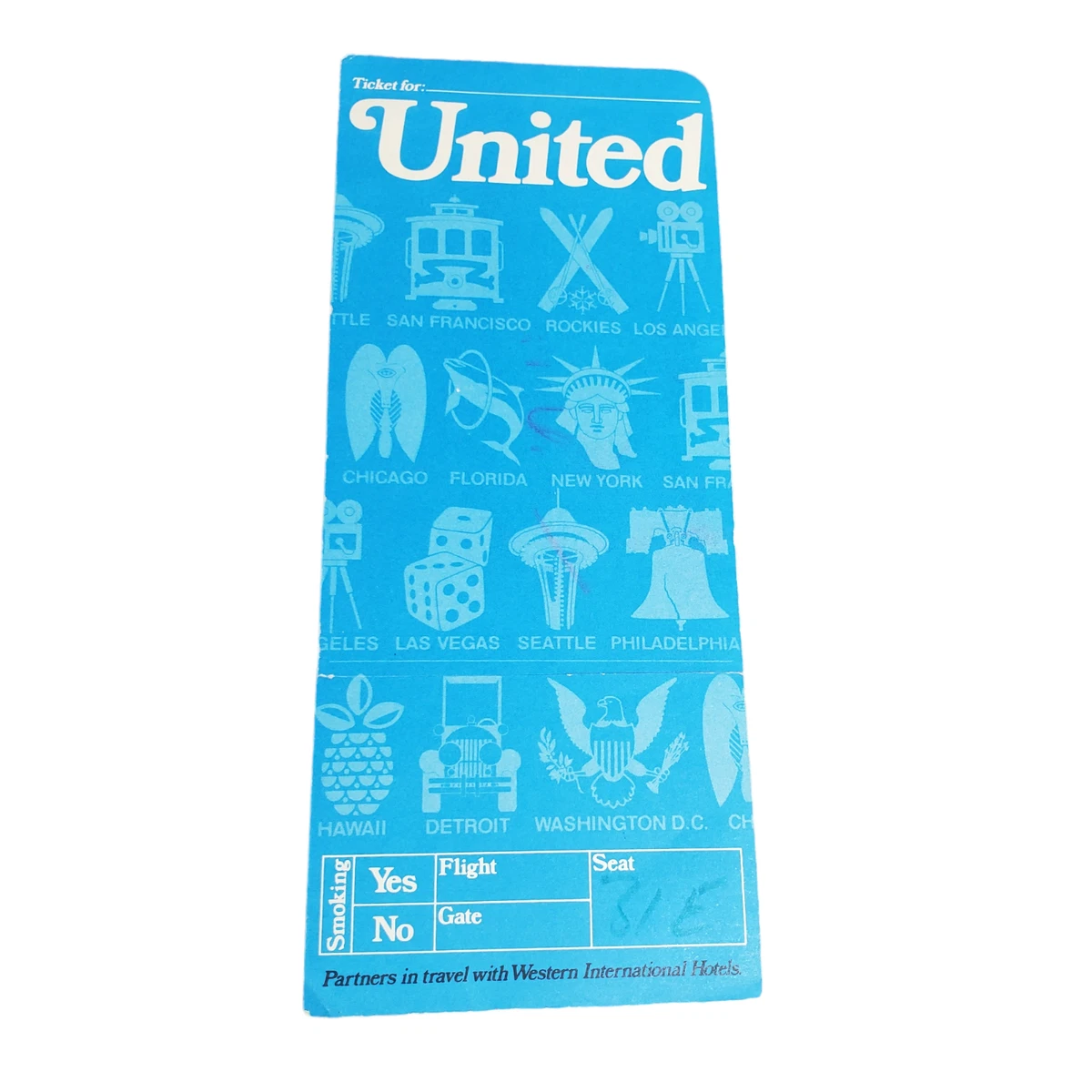 United Airlines Ticket Jacket