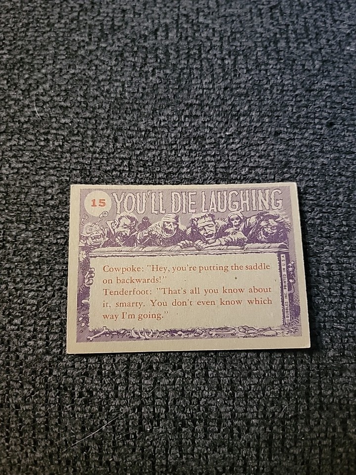 1959 Topps You'll Die Laughing - Card #15 - OC2366 | eBay