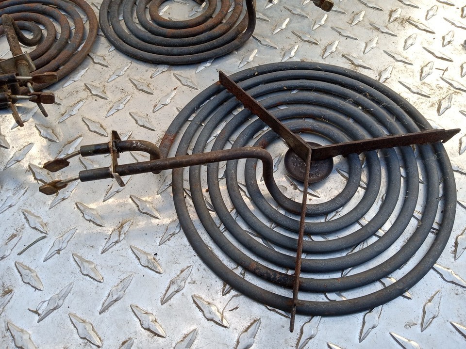 Set Of 4 GENUINE CALROD GE ELECTRIC STOVE RANGE ELEMENTS (2 are 8" 2 ...