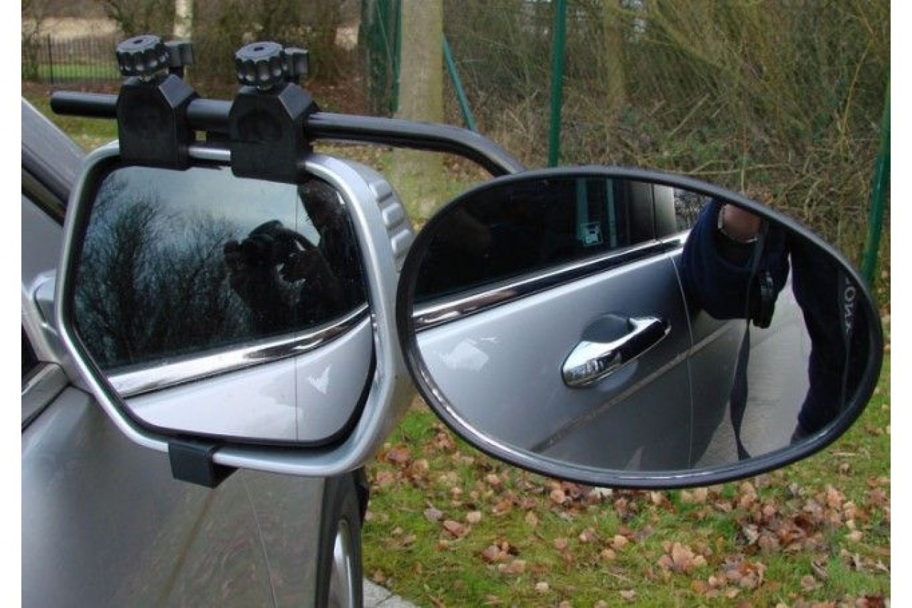 MAYPOLE CAR CARAVAN TRAILER TOWING WING MIRRORS GLASS EXTENSION PAIR ...