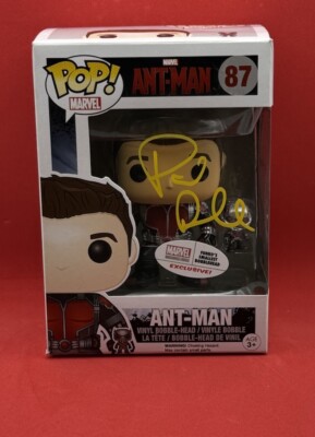 PAUL RUDD SIGNED MARVEL ANT-MAN EXCLUSIVE FUNKO POP BAS BECKETT | eBay