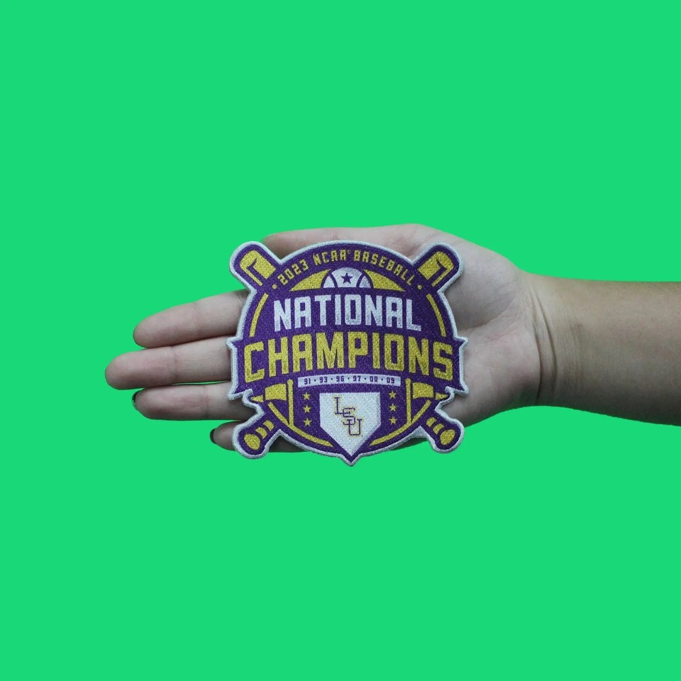LSU Tigers 2023 Men's Baseball National Champions Patch | eBay