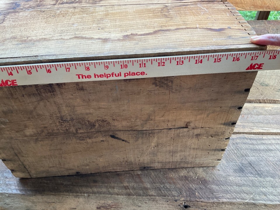 INERT DUPONT EXPLOSIVE DYNAMITE WOOD BOX FINGER JointICC 14 LARGE ...