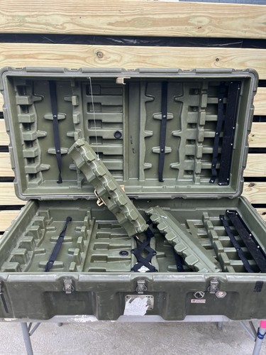 Pelican Hardigg Mobile Military Surplus Weapons 12 Rifle Gun Hard Case ...
