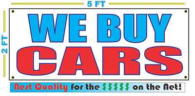 WE BUY CARS Banner Sign NEW | eBay