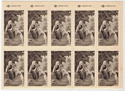FE0183a - Propaganda religiosa - Vergine con il gregge - 1930 ca | eBay