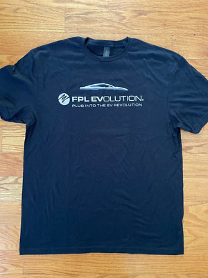 FPL Evolution Electric Vehicle T-Shirt Large NWOT | eBay