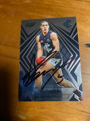 ADAM CERRA CARLTON AUTOGRAPHED 2024 SELECT LUMINOUS CARD | eBay Australia