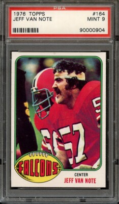 1976 TOPPS 164 JEFF VAN NOTE PSA MINT 9 FB | eBay