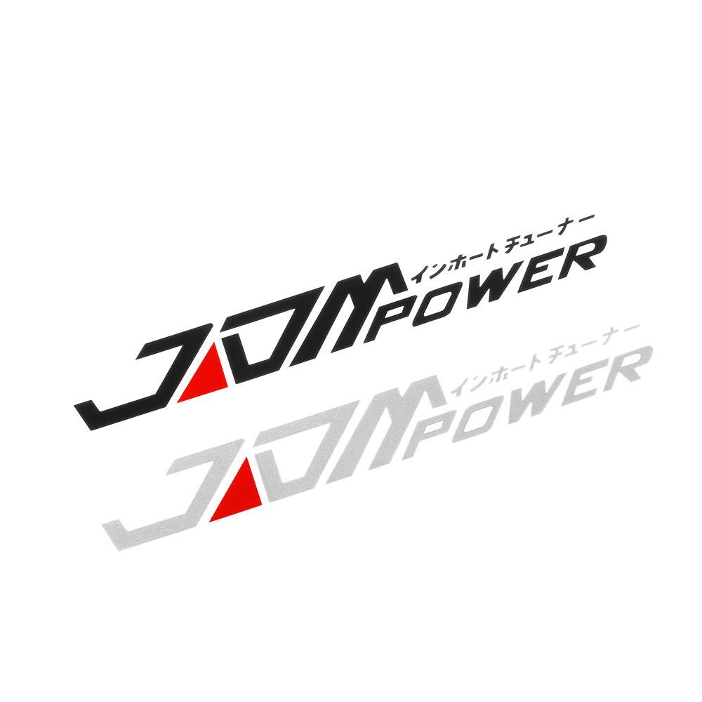 New Personality Black/White JDM Automobile Decoration Car Sticker Decal ...