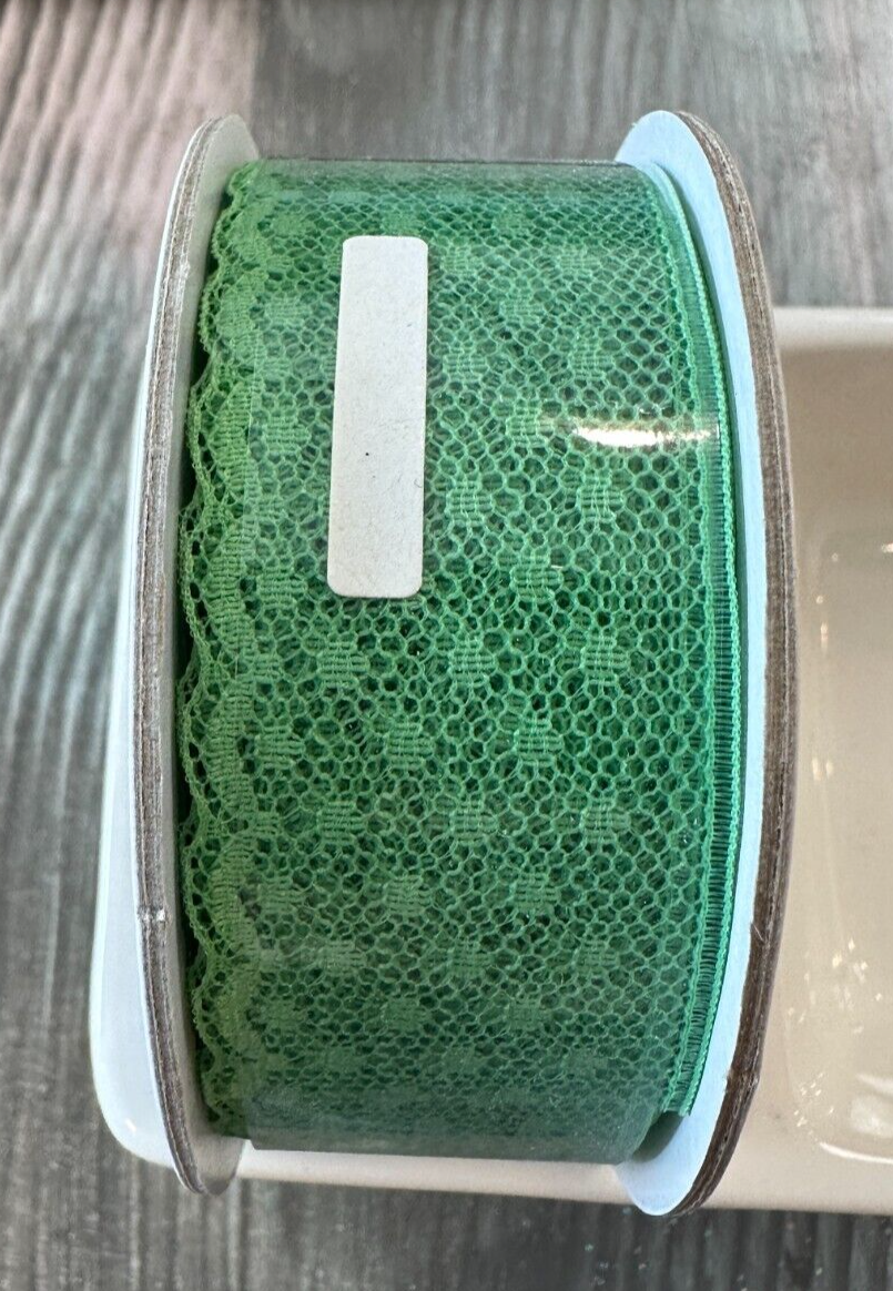 Stampin'Up! Cucumber Crush Dotted Lace Trim, 1", Approx 5 yards | eBay