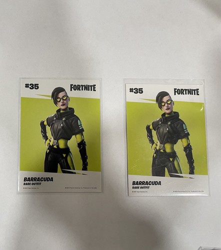 Panini Fortnite 2021 Series 3 - 2 Barracuda Rare Outfit Holo Foil Card ...
