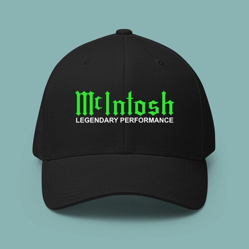 McIntosh Amplifiers Logo Printed Black Hat Baseball Cap Adjustable | eBay