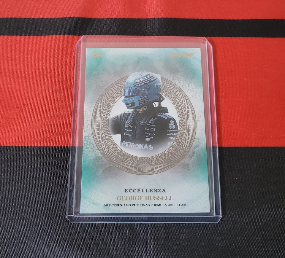 Topps F1 Eccellenza 2025 George Russell Mercedes AMG F1 Eccellenza Card ...