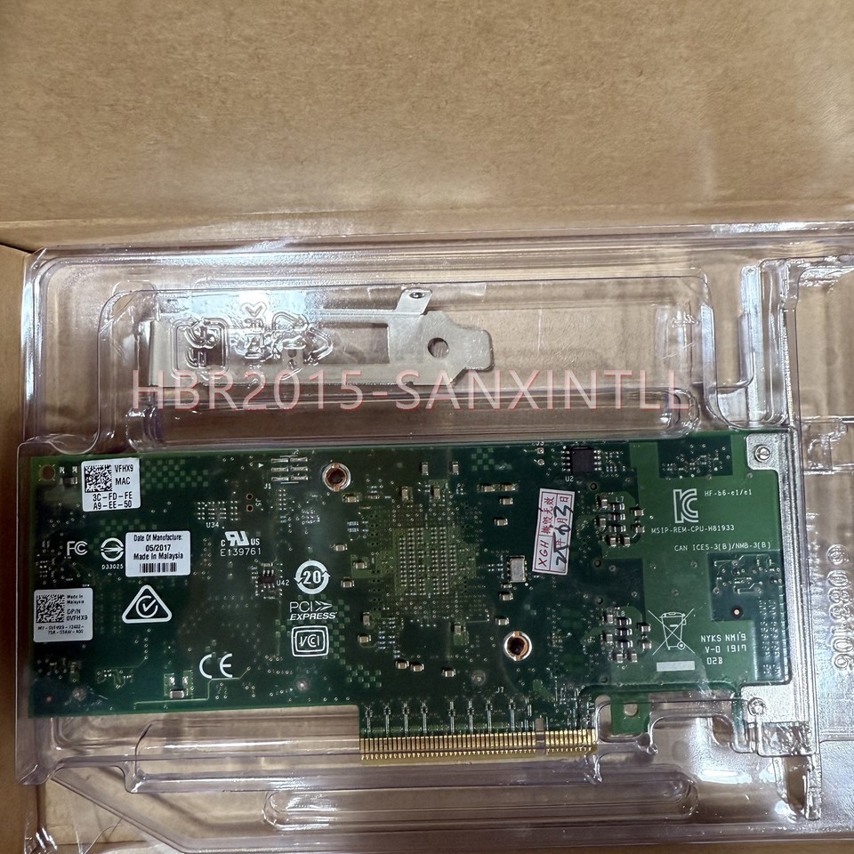 Dell C1HP4 8DKFV VFHX9 Intel XL710-QDA2 Dual Port 40GbE QSFP+ LP PCIe ...