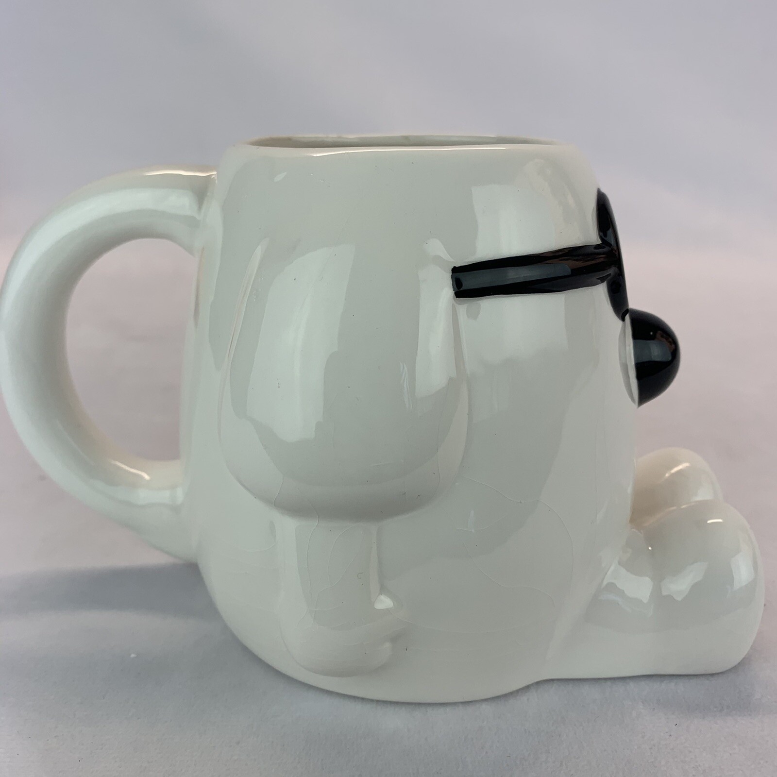 Dilbert DOGBERT Shaped Figural United Feature Syndicate B&W Dog Coffee ...