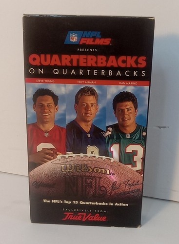 NFL Films Presents: Quarterbacks On Quarterbacks VHS 1995 Polygram ...