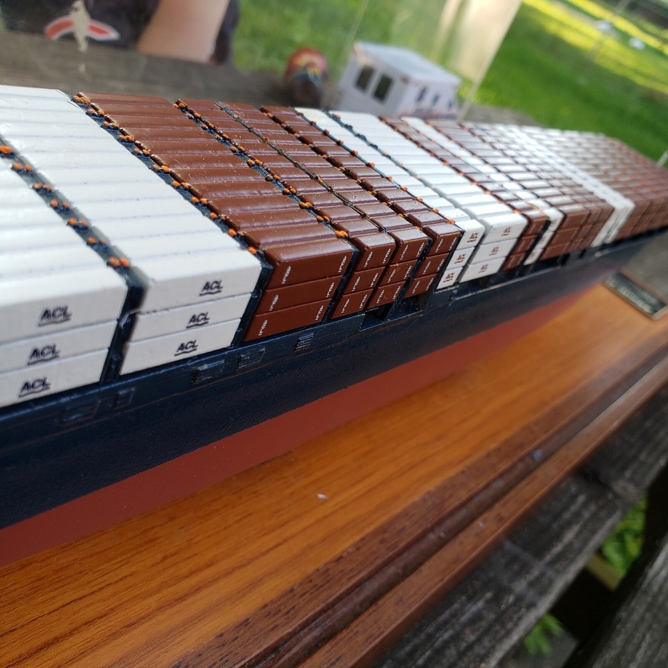 ACL Atlantic Container Line Model Ship VINTAGE Modelos Navales Riera 1: ...