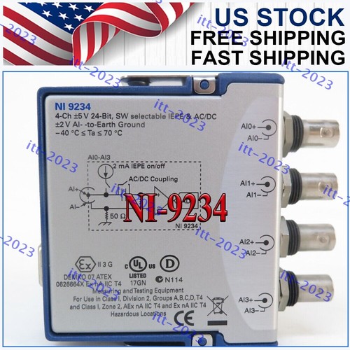 Used National Instruments NI-9234 Sound and Vibration Input Module Free ...