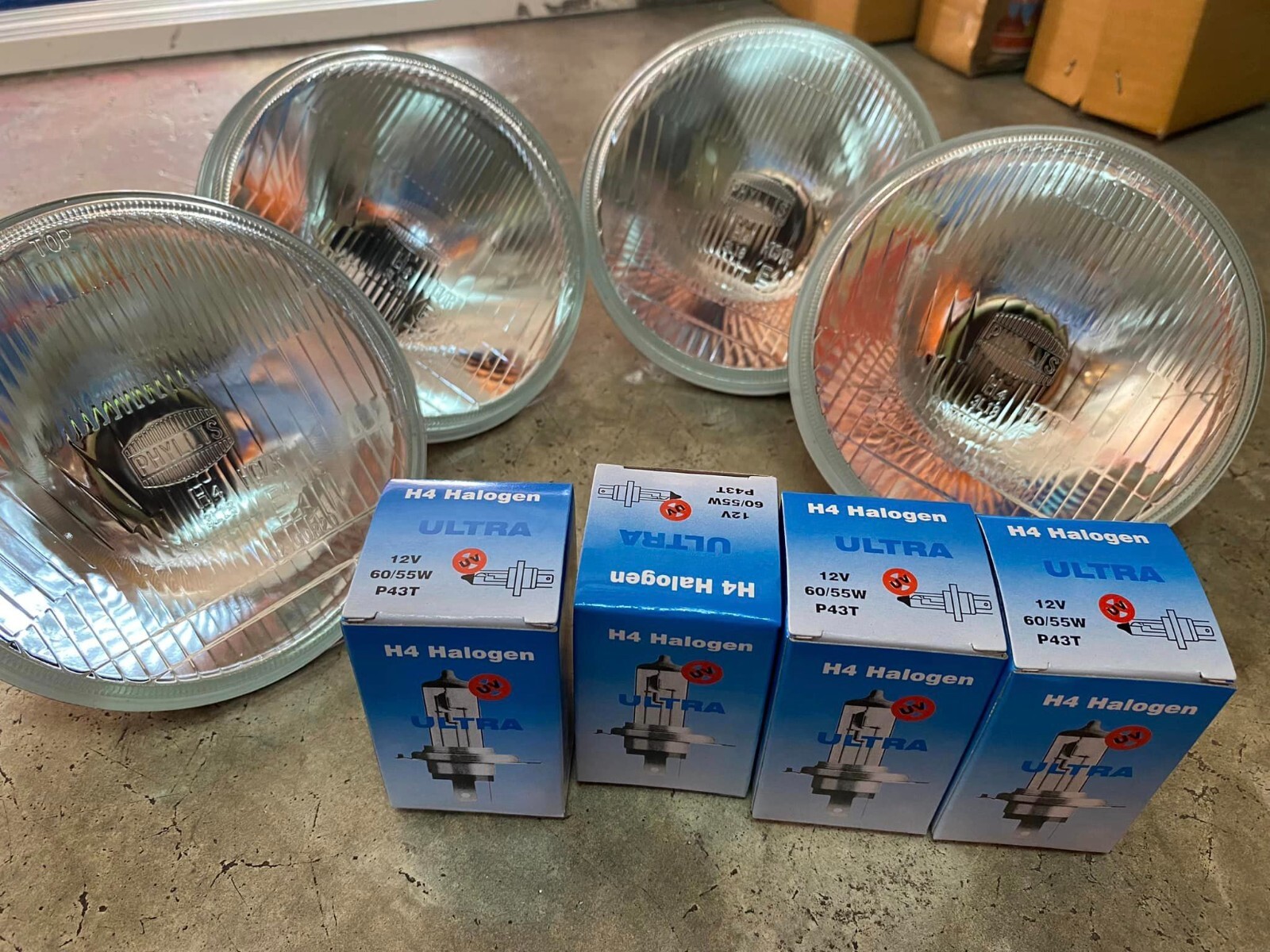 Head Lights Lamps MAZDA RX2 RX3 RX4 929 RX5 1500 1800 1600 616 R360 ...